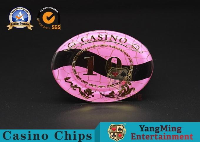 Casino Printable Acrylic Ultimate Poker Chips Jeton Diameter 81 * 56 ...