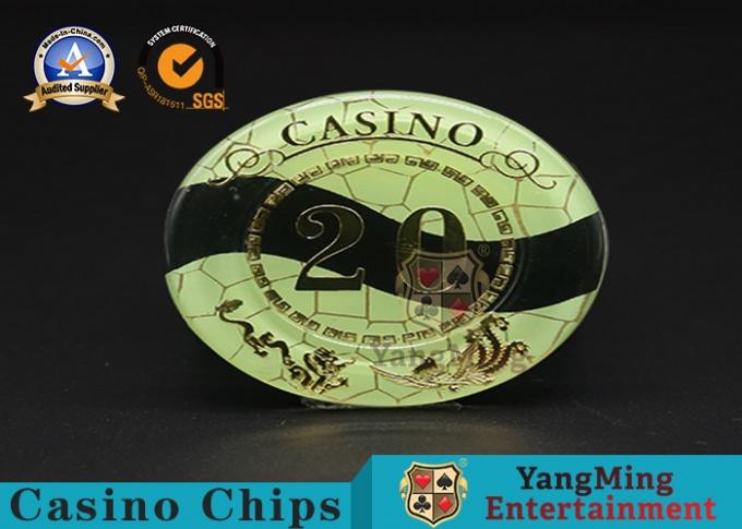 Casino Printable Acrylic Ultimate Poker Chips Jeton Diameter 81 * 56 ...