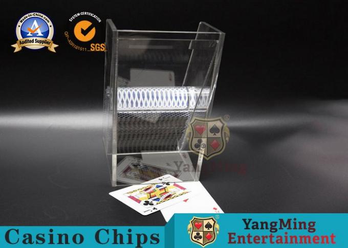 Acrylic Square 8 Decks Playing Card Discard Holder / Discard Racks ...