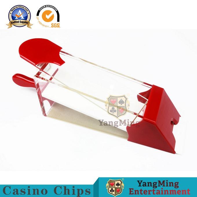Translucent Casino Card Shoe / Professional Deluxe Texas Hold'em 8 Deck ...