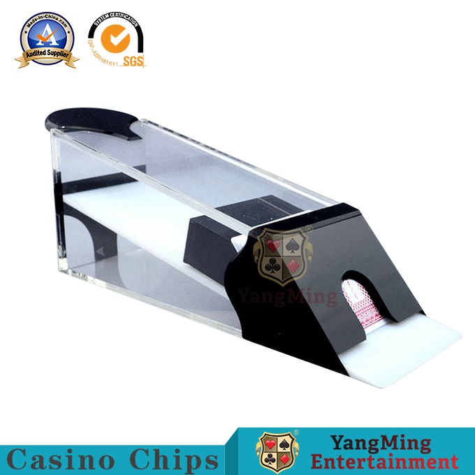 Translucent Casino Card Shoe / Professional Deluxe Texas Hold'em 8 Deck ...