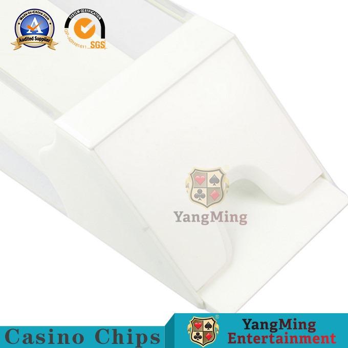 Translucent Casino Card Shoe / Professional Deluxe Texas Hold'em 8 Deck ...