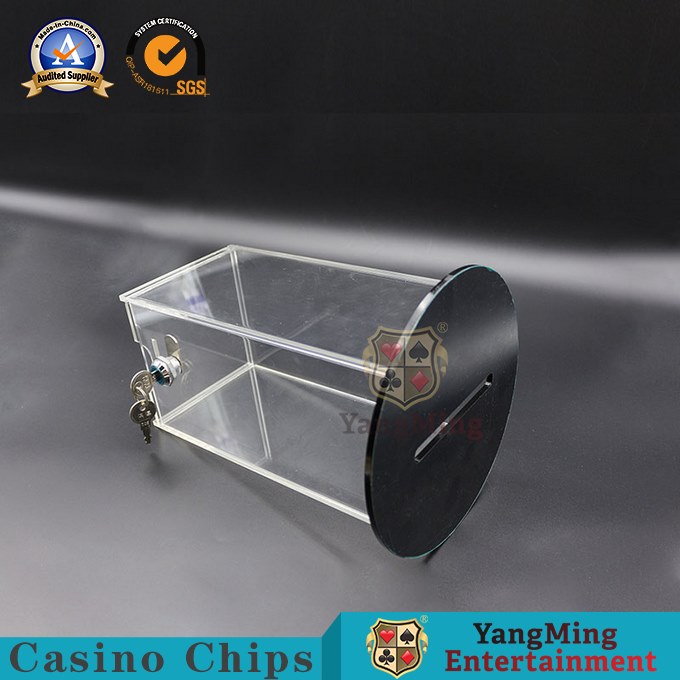 Gambling Baccarat Poker Discard Holder Table Drop Playing Cards Acrylic ...