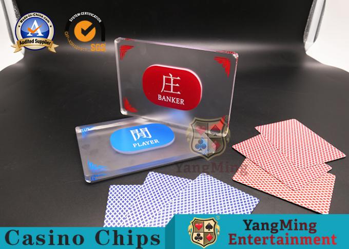 Casino Baccarat Markers Customized Banker Player Wins Mark 2PS Button
