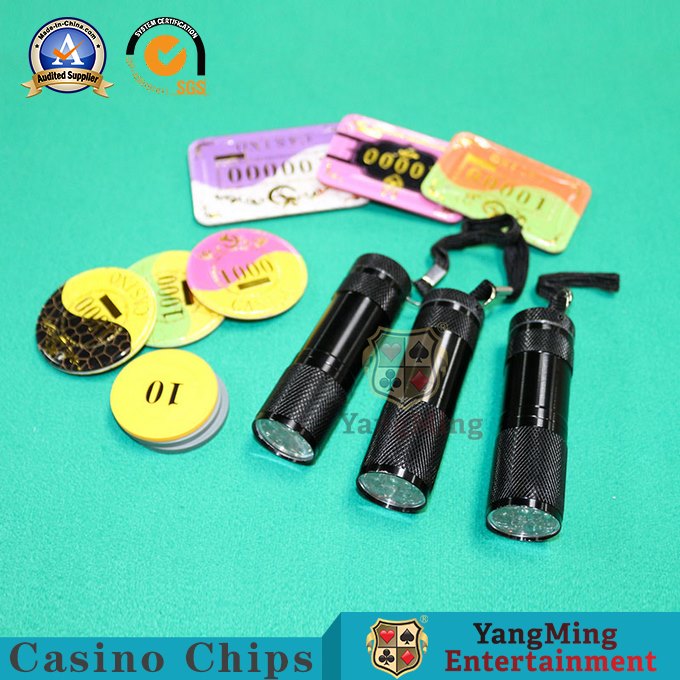 Handheld Purple UV Light Checker 2 In 1 Mini Money Counterfeit Fake ...