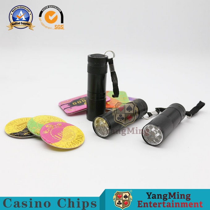 Handheld Purple UV Light Checker 2 In 1 Mini Money Counterfeit Fake ...