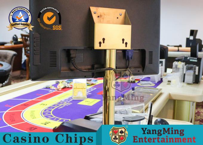 800mm Baccarat Gambling Table Dragon Tiger Poker Games HD Display ...