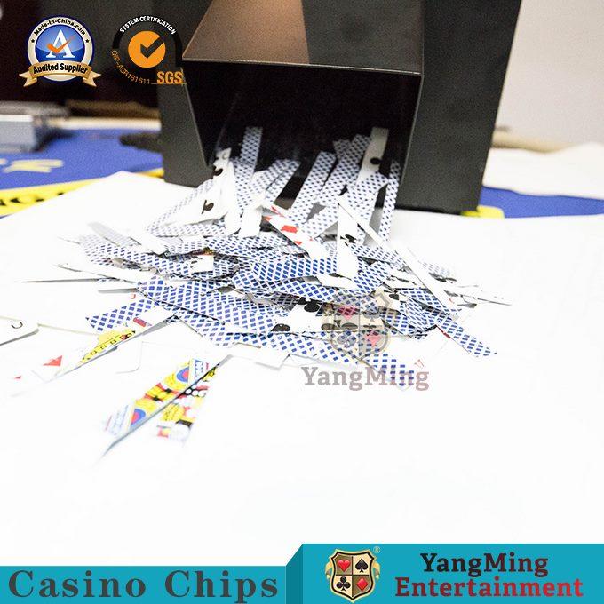 Automatic Casino Poker Shredder Machine With Instruction Playing Cards ...