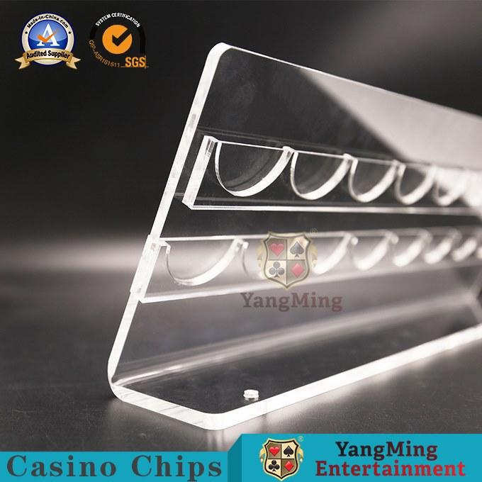 Casino Holder Baccarat Poker Chip Roulette Wheel Table Display Rack 2 ...