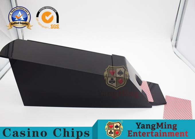 High - Legged Classic Gambling Poker Card Shoe Black Fully Enclosed