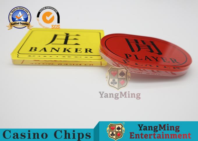 72g Player Banker Wins Baccarat Button