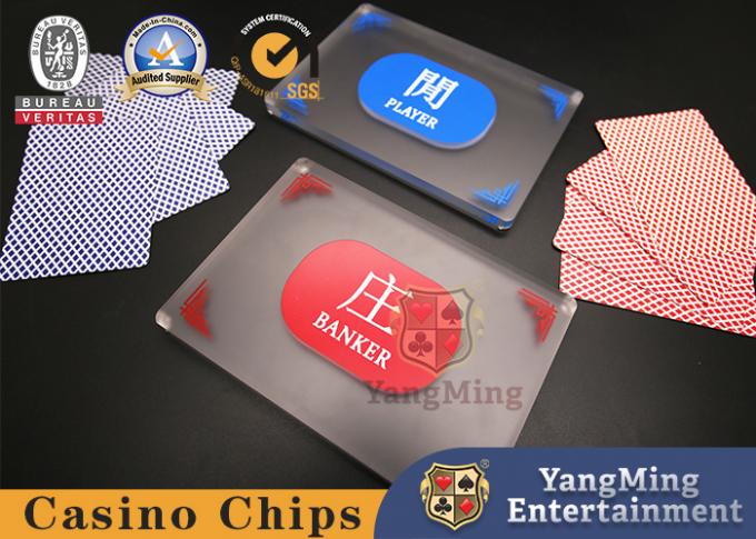 Industrial Grade Markers Bottom Acrylic Custom Frosted Baccarat Gaming ...