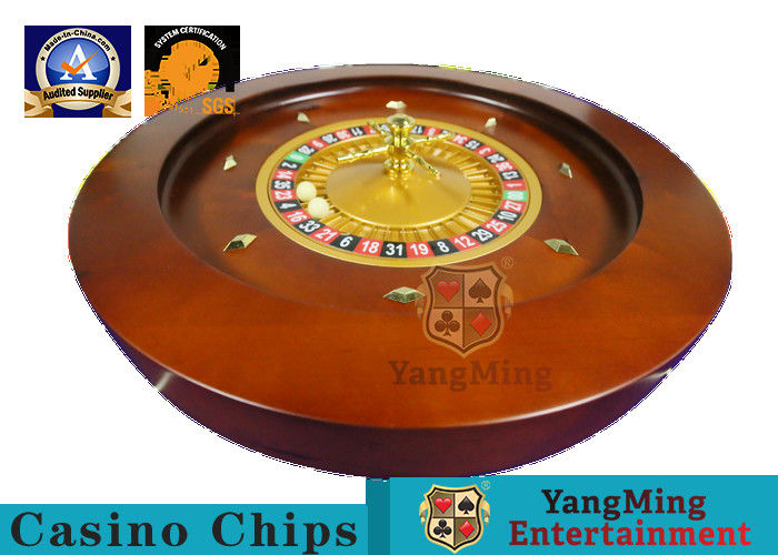 VIP Club Roulette Wheel Board , Custom British 36 Yards Manual Ball Wheel