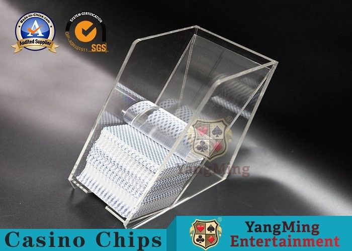 Acrylic Square 8 Decks Playing Card Discard Holder / Discard Racks ...