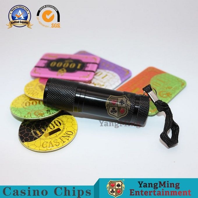 Handheld Purple UV Light Checker 2 In 1 Mini Money Counterfeit Fake ...