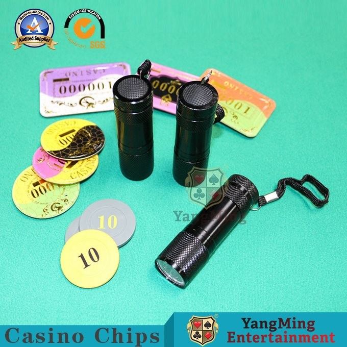 Handheld Purple UV Light Checker 2 In 1 Mini Money Counterfeit Fake ...