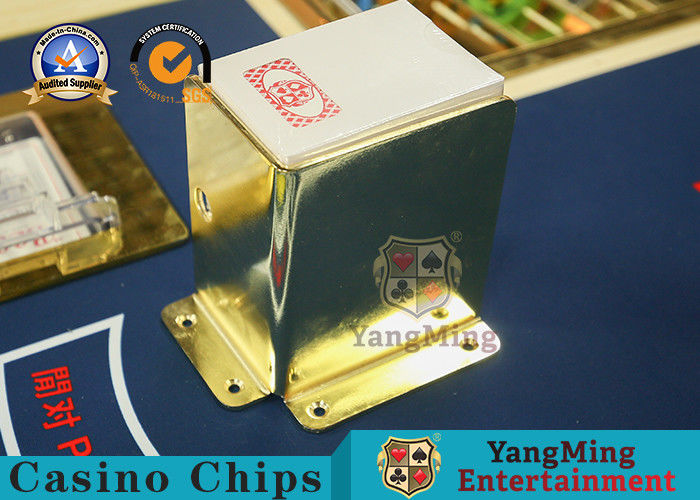 Baccarat Poker Table Accessories Gold Color Stainless Steel Customized ...