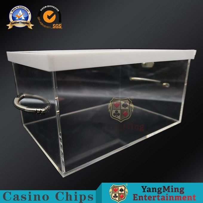 Custom Luxury Playing Discard Holder Full Clear Acrylic Portable Card ...