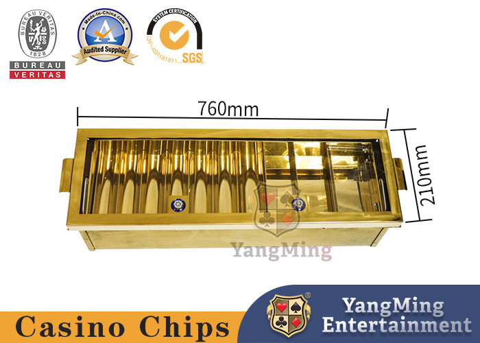 Luxury Poker Chip Rack 100pcs 5 Rows Round Style Plastic Chips Holder ...