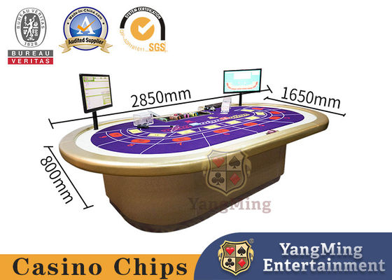 RFID Baccarat Poker Chip Table Poker Table Cloth Game Can Be Designed ...