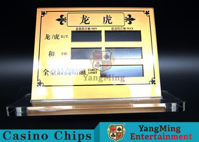 Casino Dragon And Tiger High-Grade Pure Copper Entertainment Bet Card ...